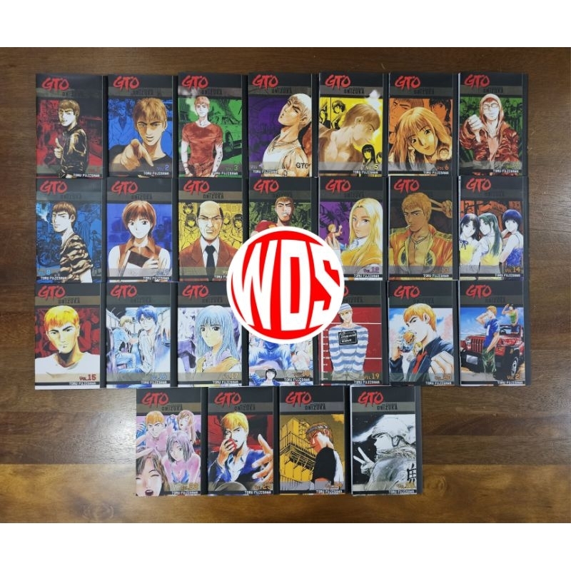 Manga : GTO - Great Teacher Onizuka (Fullset) volume 1-25 (End)(Black ...