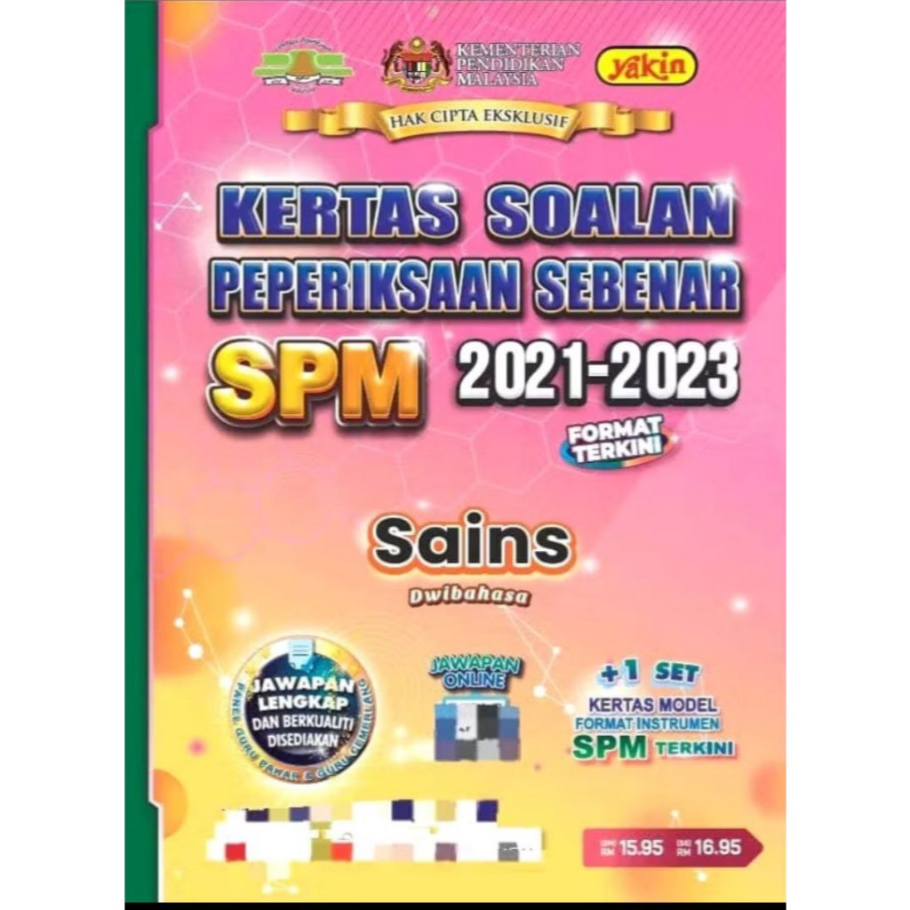 2024 EDITION PAST YEAR SPM 2021-2023 LATEST/TIGHTENING QUESTIONS FOR ...
