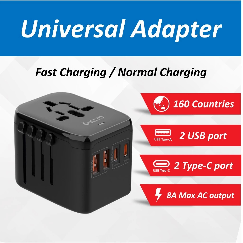 [Shopee Choice] PREMIUM QUALITY Universal Adapter Travel International ...