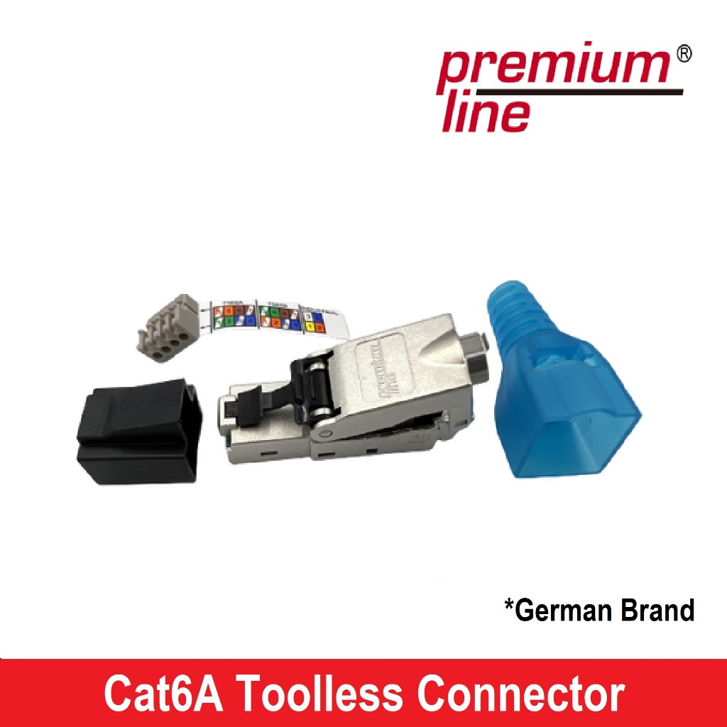 Cat6 Cat6A Shielded SFP Toolless Connector Plug | Shopee Singapore
