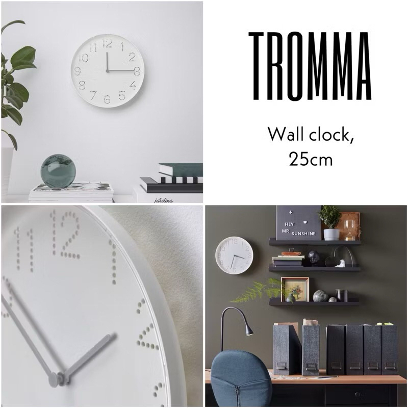 IKEA | TROMMA ( Wall Clock 25cm ) | Shopee Singapore