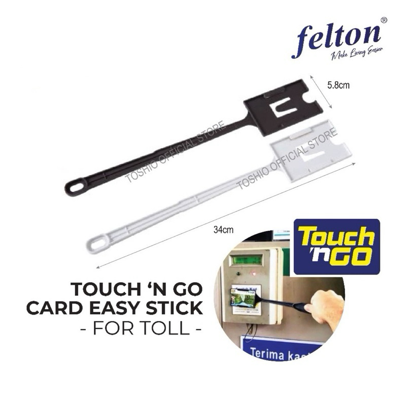 Felton TNG 2089 Plastic Touch N Go Card Stick Swat Swatter Toll Easy ...