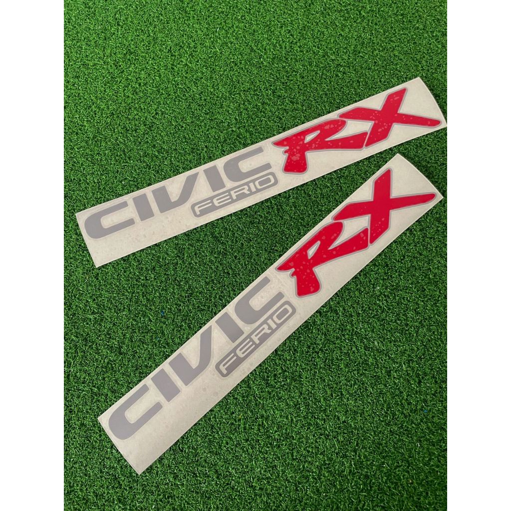 civic rx sticker pintu car cutting sticker | Shopee Singapore