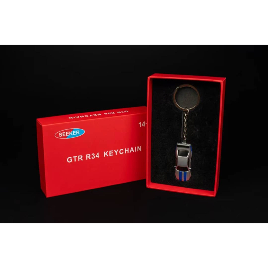 SEEKER 1/87 NISSAN GT-R R34 FAST & FURIOUS LIVERY KEYCHAIN BOX DIECAST ...
