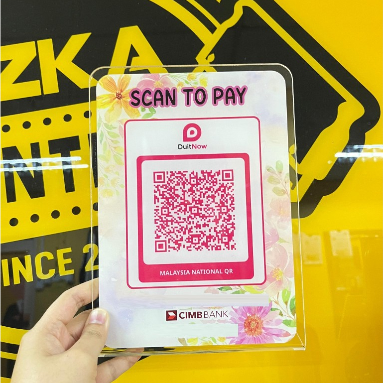 QR CODE STANDEE | ACRYLIC STANDEE | Shopee Singapore