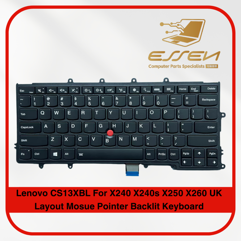 Replacement Keyboard For Lenovo CS13XBL For X240 X240s X250 X260 UK ...