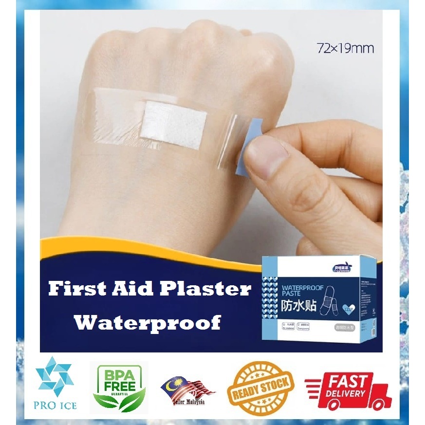 *PRO_ICE* 120PCS Waterproof Adhesive Wound Plaster Transparent ...