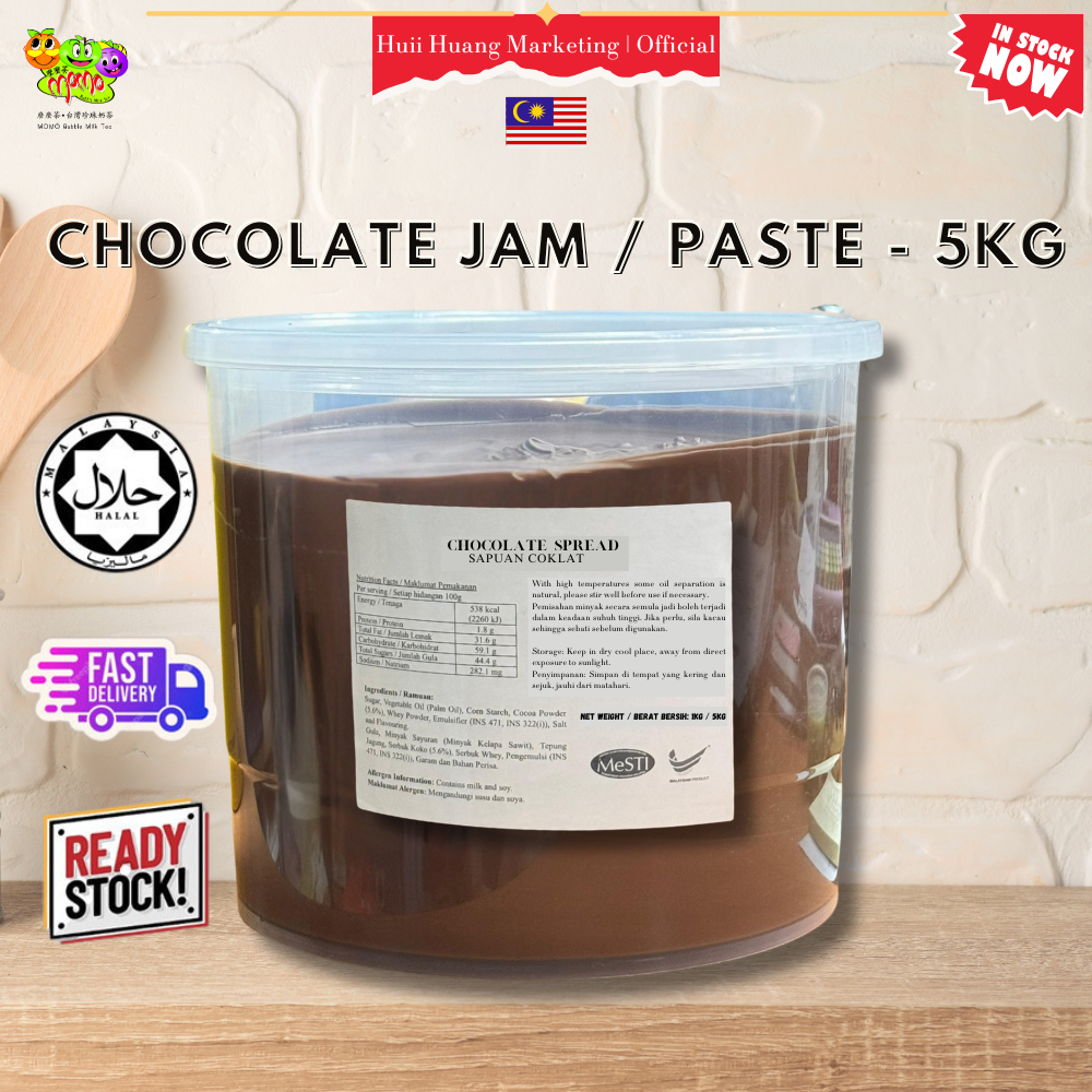 100% HALAL Chocolate Jam/ Paste - 5Kg | Shopee Singapore