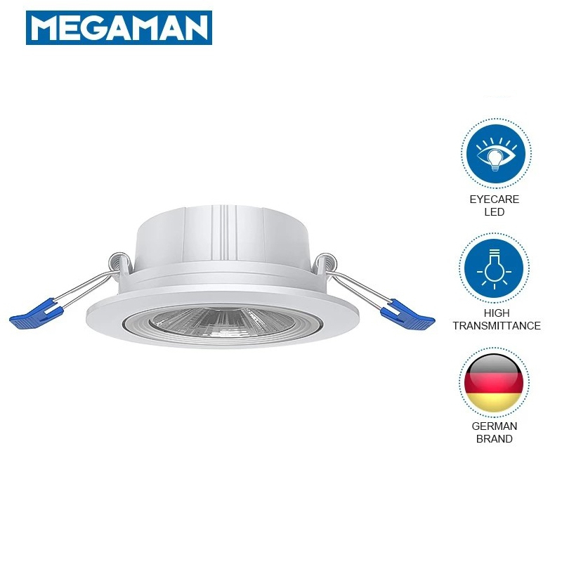 Megaman LED Eyeball Spot light Downlight Panel Slim Ceiling Energy ...