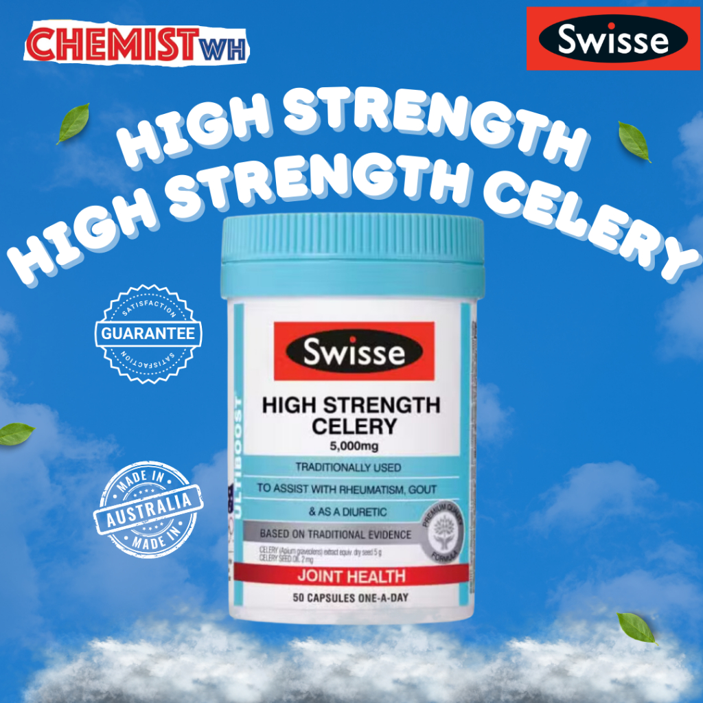 SWISSE High Strength Celery 5000MG (50 capsules) | Shopee Singapore