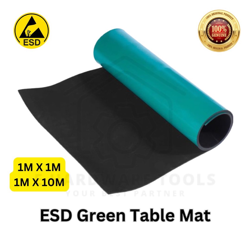 2MM ESD Anti Static Cleanroom Green Table Mat Semiconductor Factory ...
