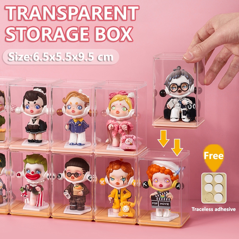 Blind Box Storage Cabinet Acrylic Single Doll Display Storage Box ...
