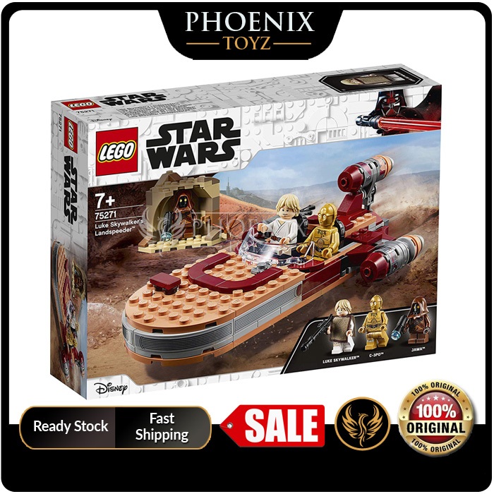 LEGO Star Wars Luke Skywalker’s Landspeeder 75271 (New, Sealed ...