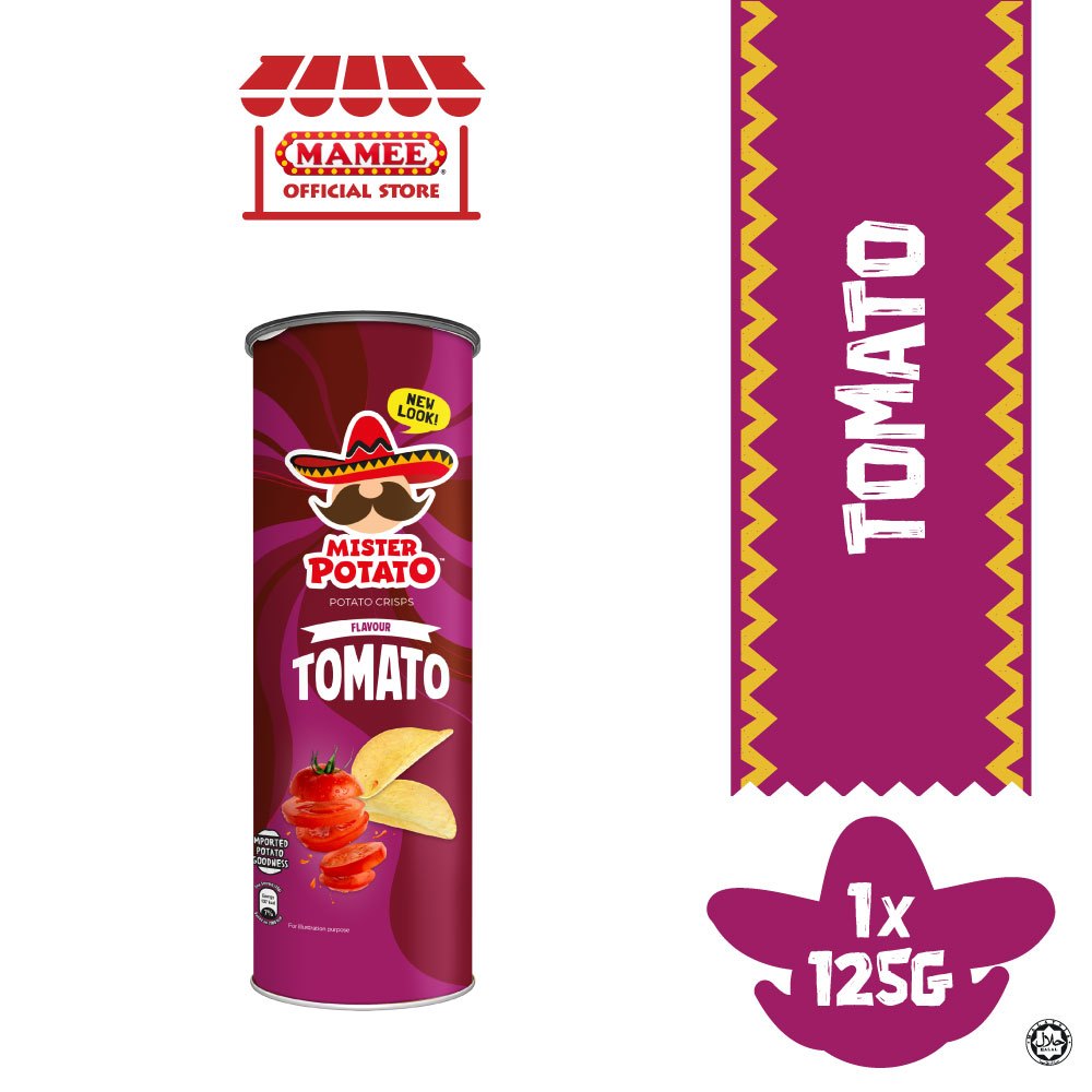 Mister Potato Crisps - Tomato (125g) | Shopee Singapore