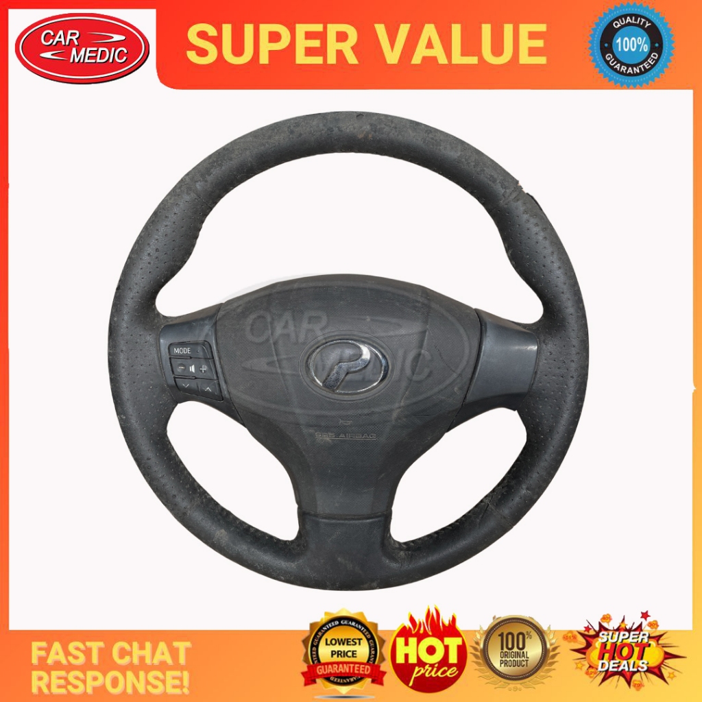 Orignal Perodua Myvi SE Steering Wheel (Used) | Shopee Singapore