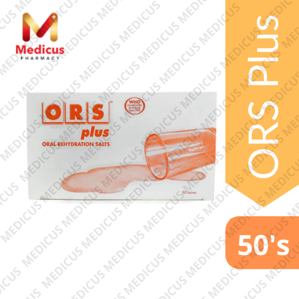 ORS B Plus Oral Rehydration Salts Orange 50's (Exp: 03/2025) | Shopee ...