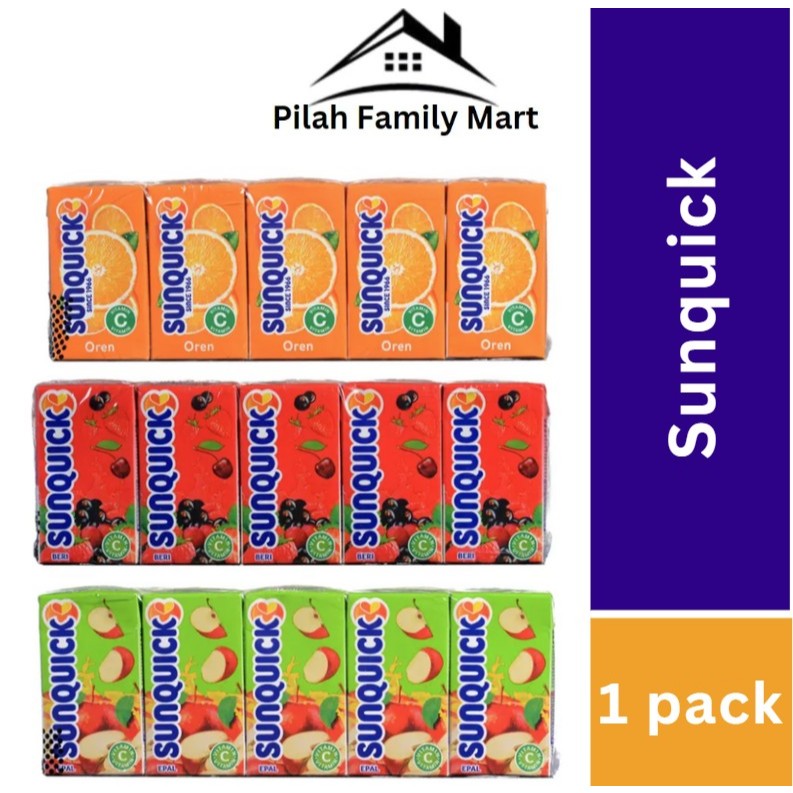 SUNQUICK Fruit Drink Juice 5 x 125ml (1pack) | Shopee Singapore
