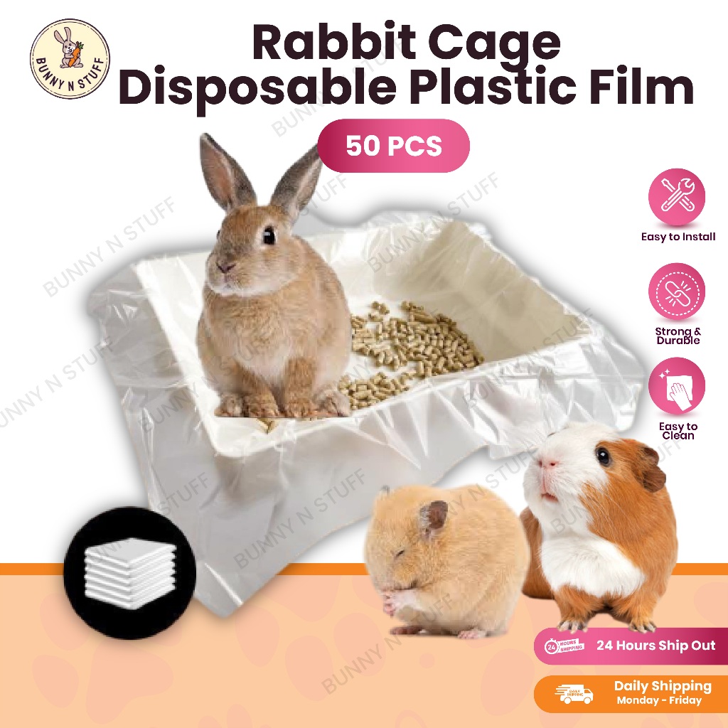 Rabbit Cage Disposable Plastic Film Toilet Disposable Plastic Cover ...