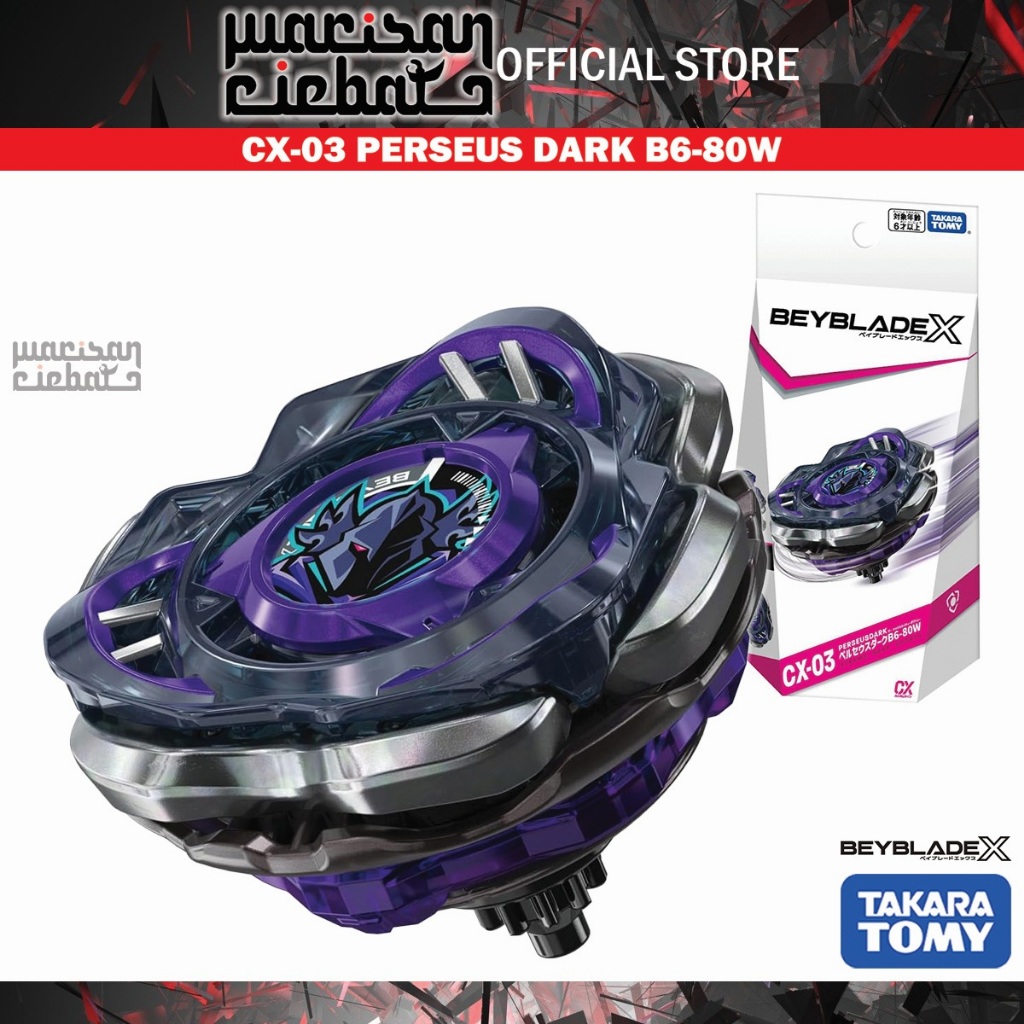 Takara Tomy Beyblade X CX-03 Booster Perseus Dark B6-80W | Shopee Singapore
