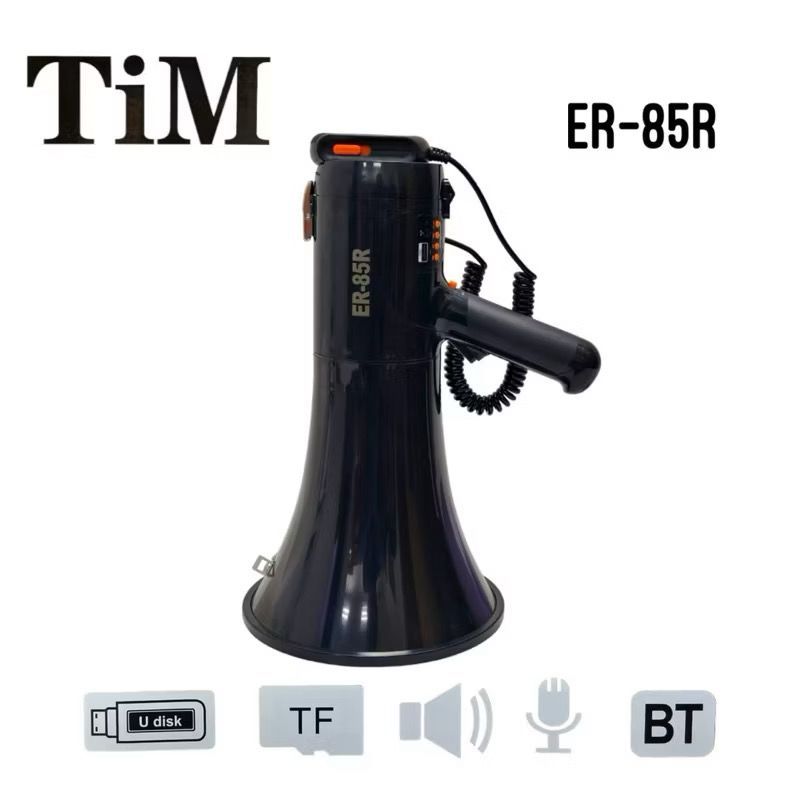 TIM ER-85R High Power Loud Hailer Megaphone With USB Player/Bluetooth ...