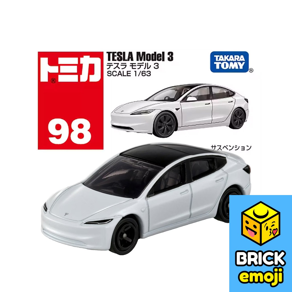 Tomica No.98 Tesla Model 3 1/64 (JP/CN) | Shopee Singapore