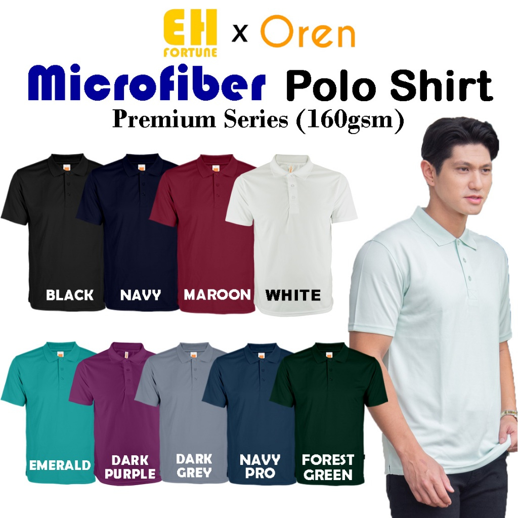 【QD06】Microfiber COLLAR Polo Shirt Berkolar QD0602/QD0601/QD0678/QD0606 ...