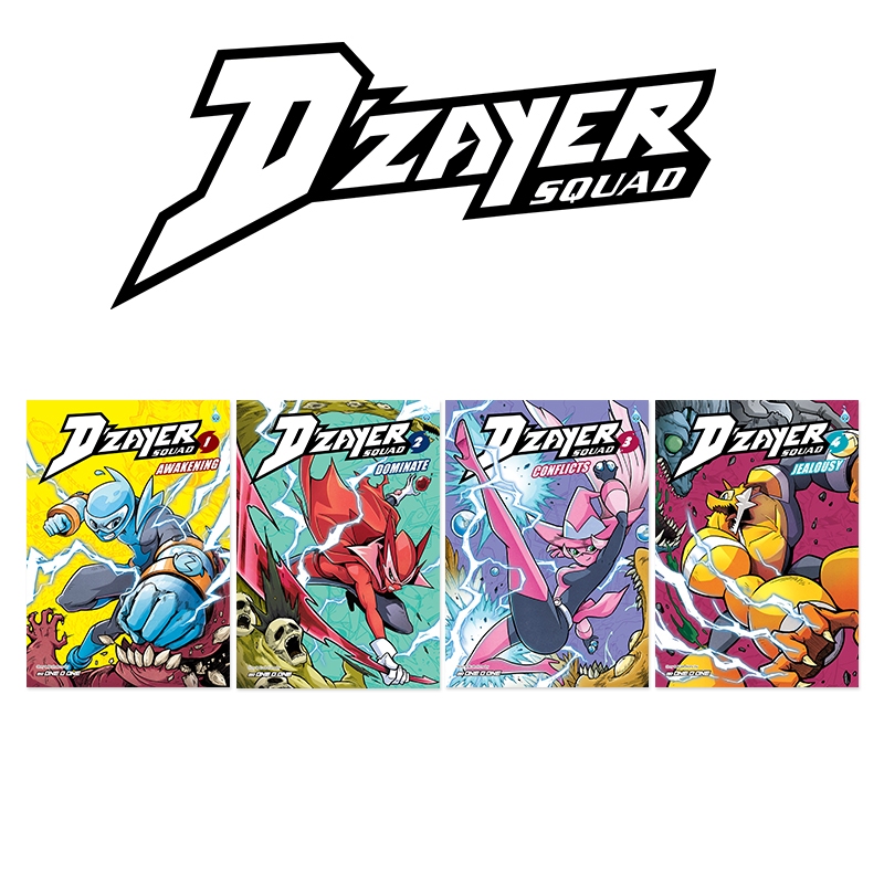 [Comic Holic] D'ZAYER SQUAD Issue 1-4 DZAYER | Shopee Singapore