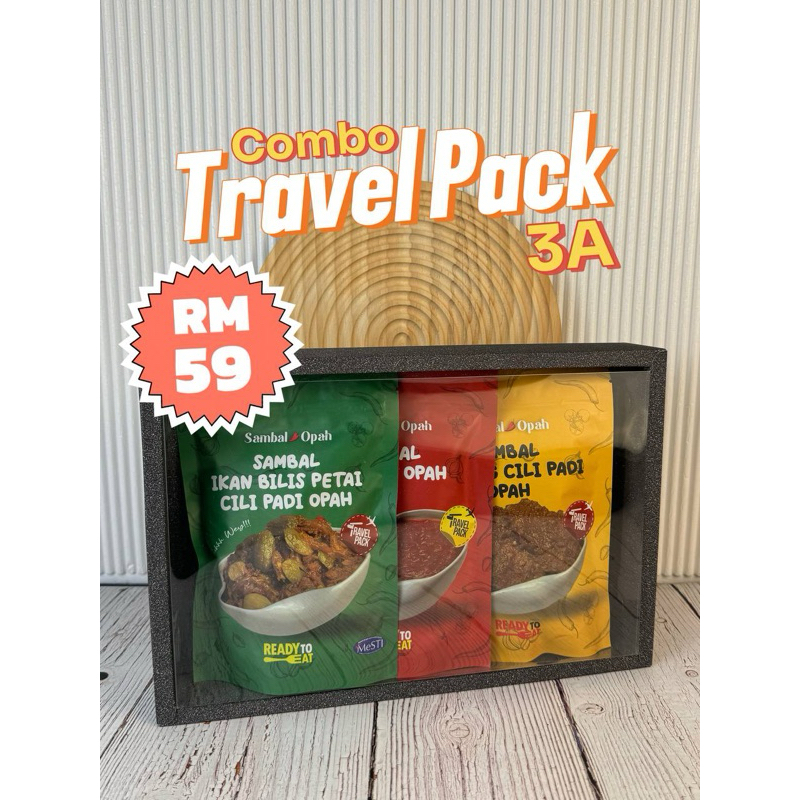 Combo Set 3 / 4 / 6 / 7 / 8PCS Sambal Opah 180g Salted Fish Turtle ...