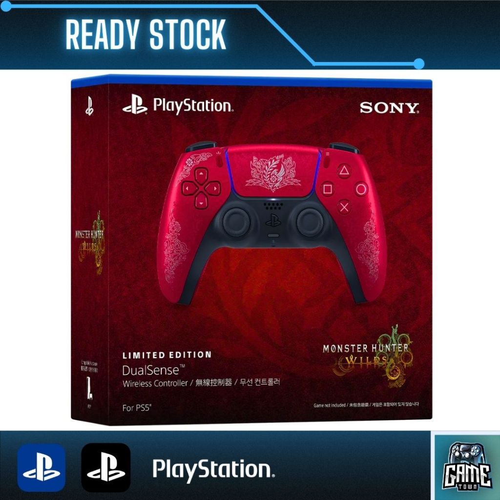 PS5 DS5 DualSense Wireless Controller (Monster Hunter Wilds Limited ...