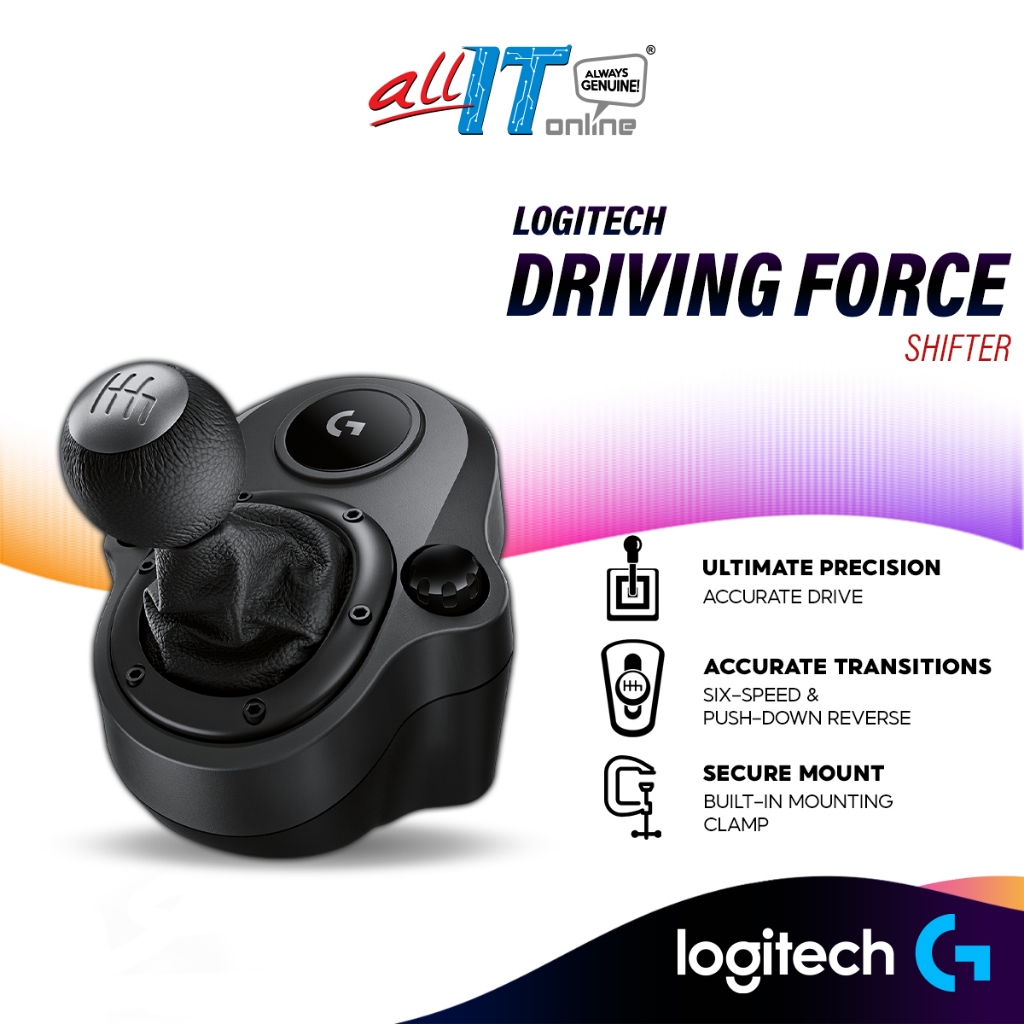Logitech Driving Force Shifter with Solid Steel Gear Shaft for G923 ...