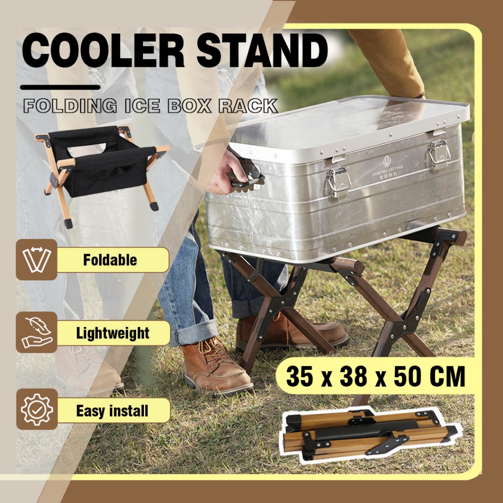 [NEW]Multipurpose Compact Stand Camping Cooler Box Ringan Foldable ...