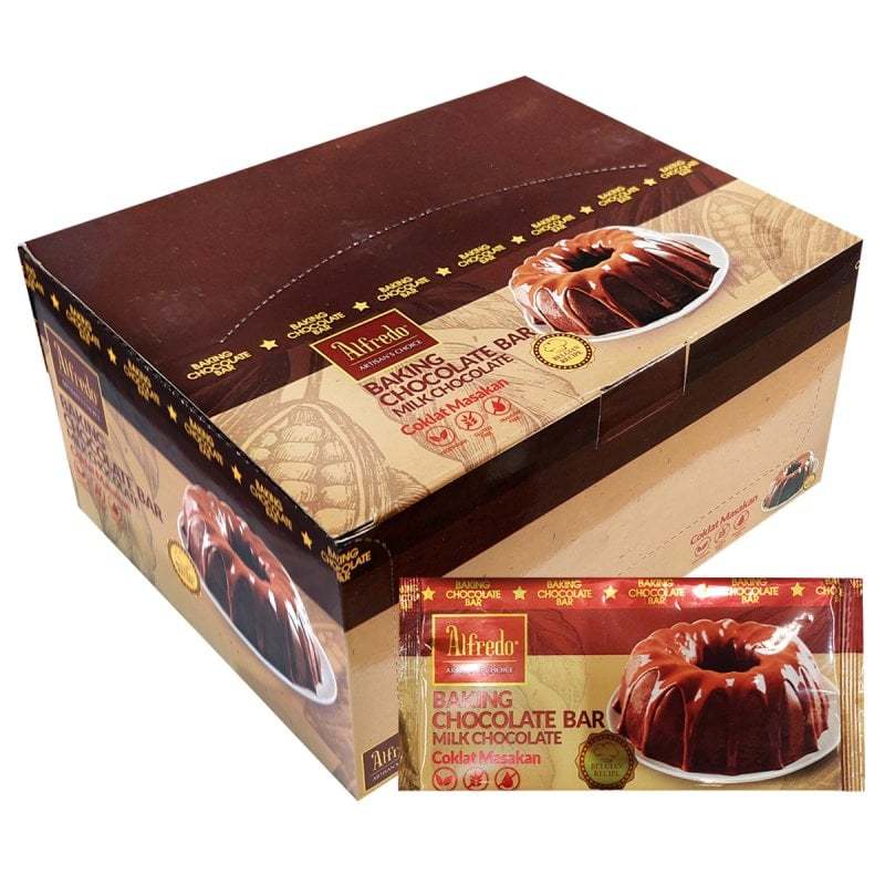 ALFREDO Baking Milk Chocolate Bar 200g | Shopee Singapore