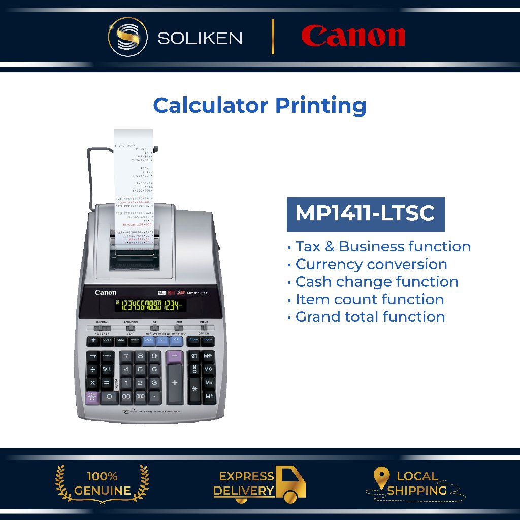 Canon Calculator Printing series MP1411-LTSC | Shopee Singapore