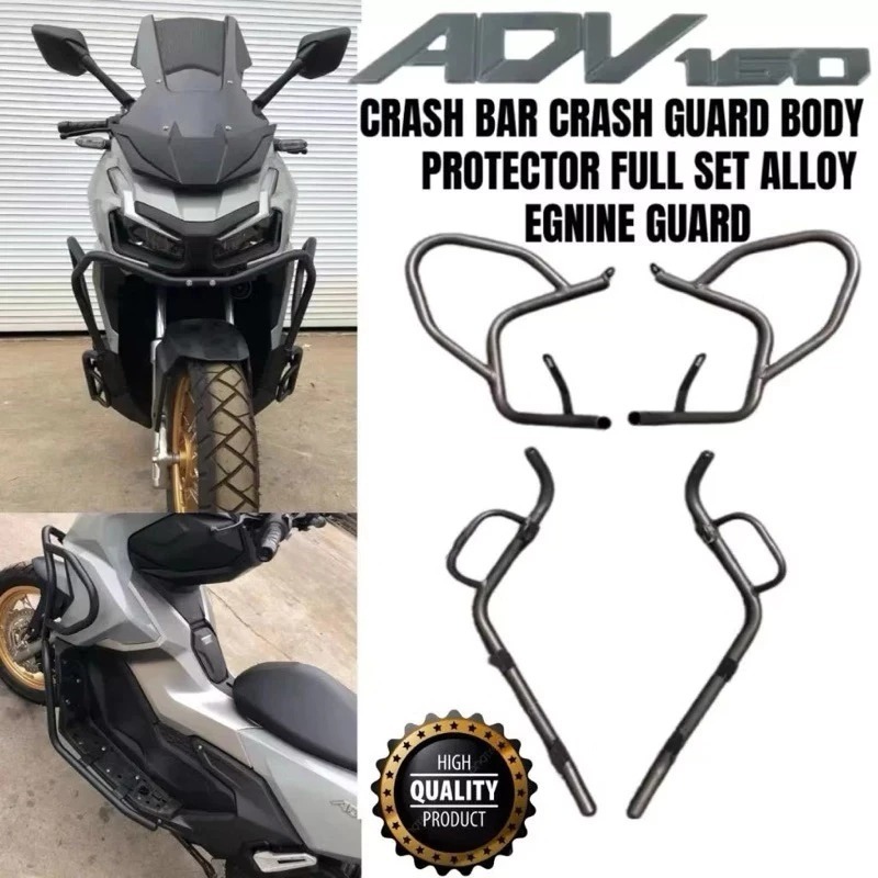 Honda ADV160 Full Crash Bar V3 Heavy Duty ADV 160 Motorcycle Accessories Slider Frame Guard ...