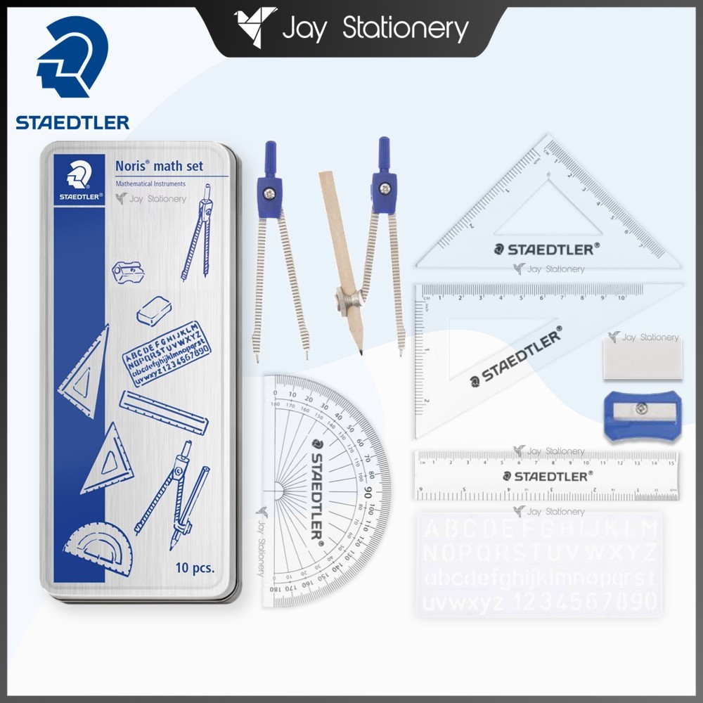Staedtler Noris Math Set 557 10 / Mathematical Instruments Geometry ...