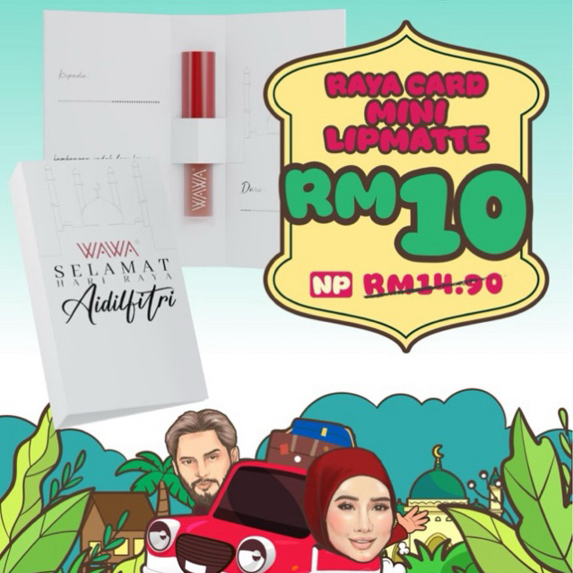 WAWA LIPMATTE GIRLPOWER KAD RAYA EDITION LIPMATTE WAWA PREMIUM RAYA KIT WAWA COSMETICS | Shopee ...