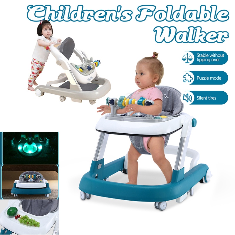 Local Baby walker with music Heights Anti-O-Leg Foldable Rocking ...