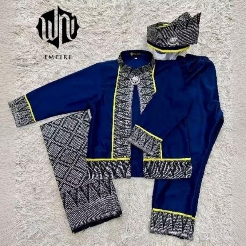 ADULT KITE SILAT CLOTHES BANGSAWAN DESIGN (DARK BLUE) | Shopee Singapore