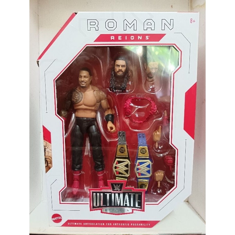 (Box Damage) Mattel WWE Ultimate Edition Roman Reigns Wrestling Action ...