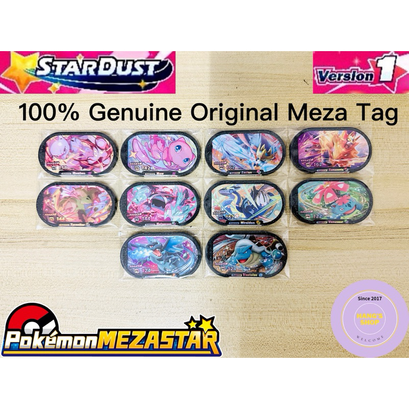 Pokemon Mezastar Stardust 1 6star Meza Tag | Shopee Singapore