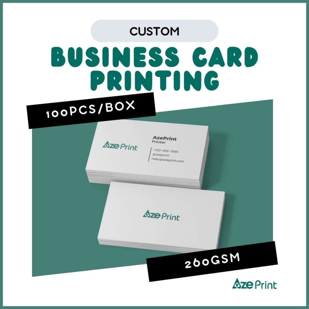 [Premium Custom Print] 50pcs Double side Business Card/Name Card ...