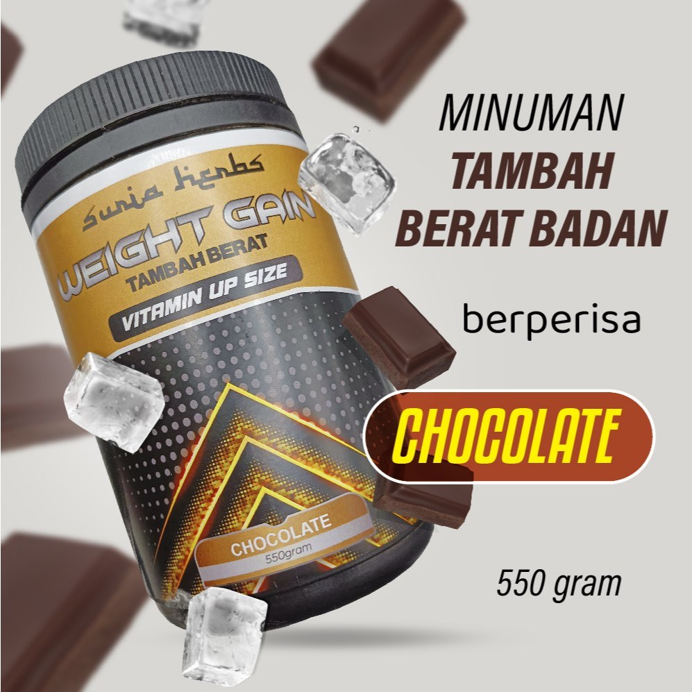 Weight Gain Chocolate 550g Fatty Milk Chocolate Flavor Increases Weight ...