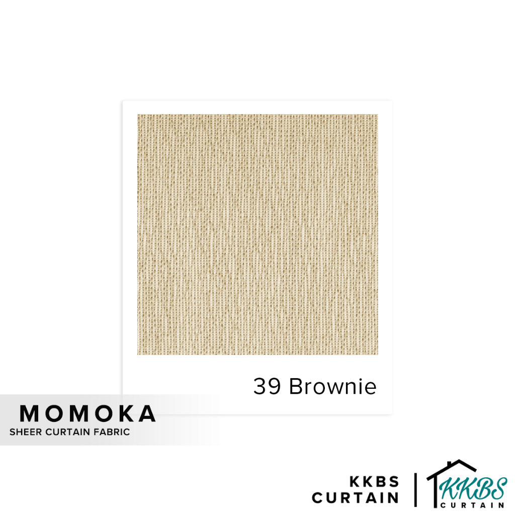 KKBS CURTAIN Momoka 126'' Kain Langsir Sheer Potong Meter (Momoka Sheer ...