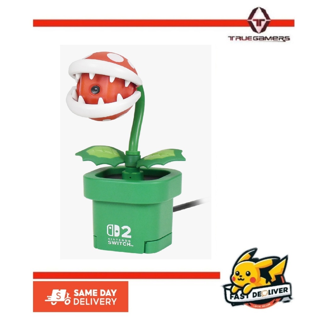 NINTENDO OFFICIAL LICENSED HORI Piranha Plant Camera for Nintendo ...