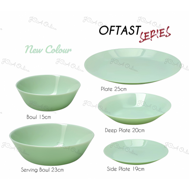 PINGGAN IKEA / IKEA Plate OFTAST Light Green Tableware (Plate, Deep ...