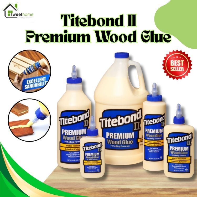 Titebond II Premium Wood Glue - 1 Selling Waterproof Wood Adhesive ...
