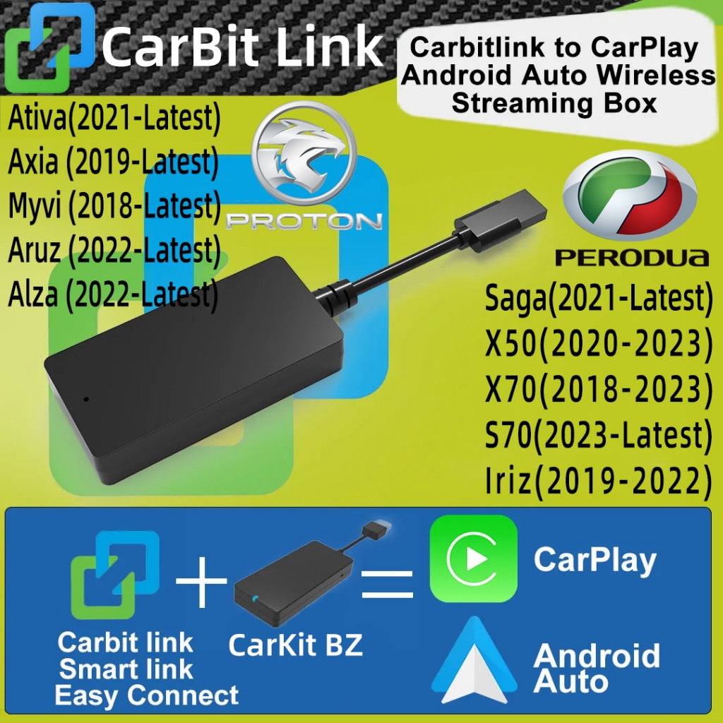 Carbitlink Smartlink EasyConnection To Wireless CarPlay Adapter Caraikt ...