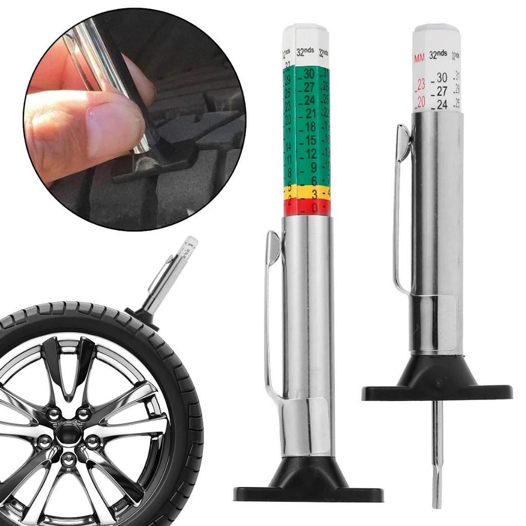 0-25mm Car Tyre Tire Tread Depth Gauge Meter Auto Tire Wear Detection ...
