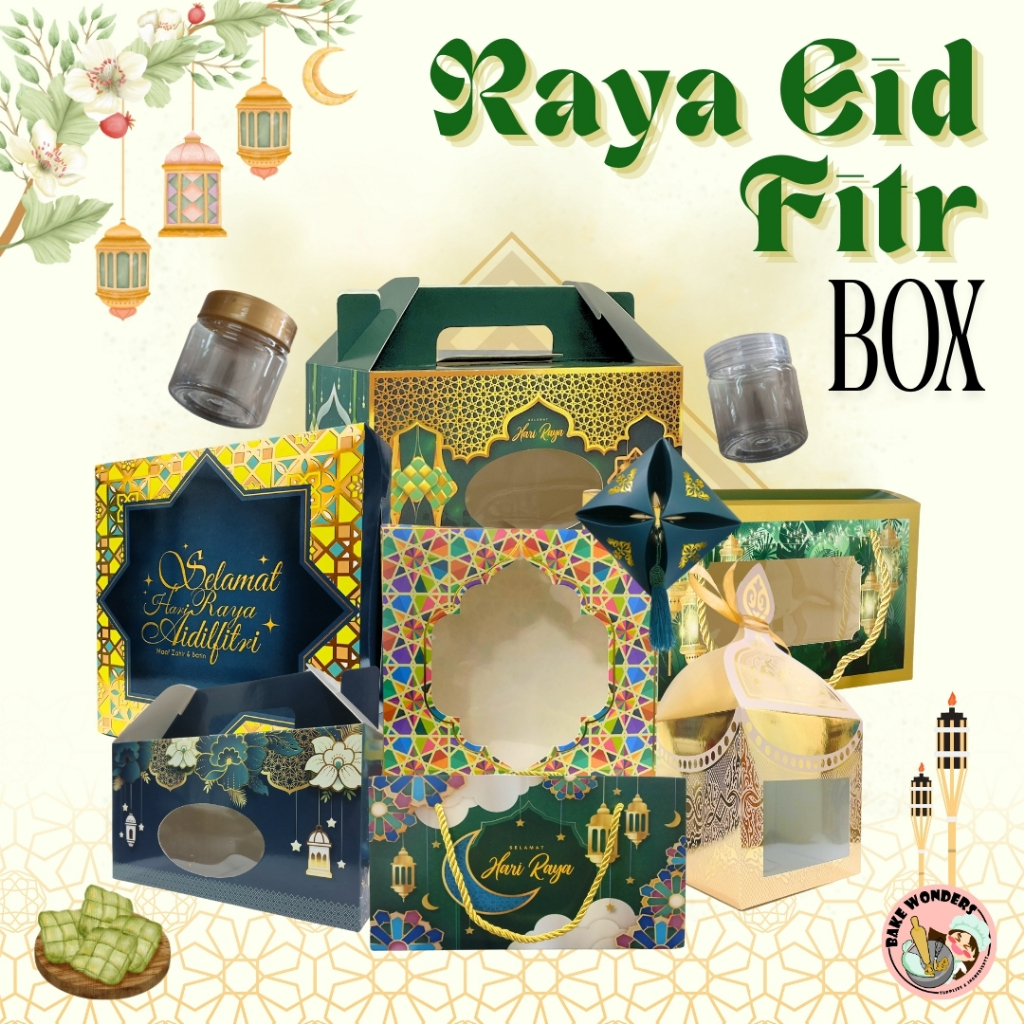 Selamat Hari Raya Aidilfitri Boxes 2026/Raya Box/Kotak Hari Raya/Raya ...