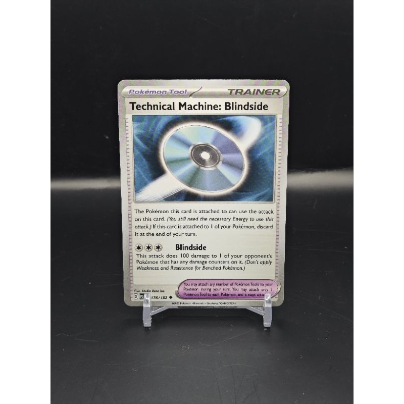 Technical Machine: Blindside 176/182 Paradox Rift (Trainer Pokemon Tool ...